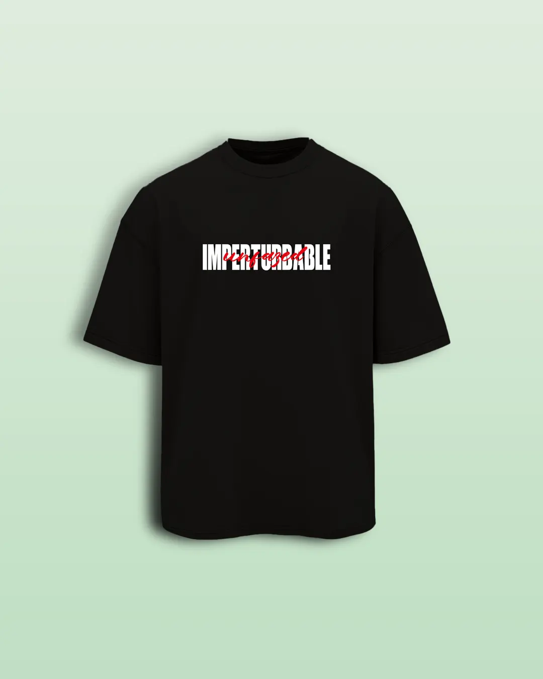 Polera Oversize "Imperturbable" | Estilo, Fuerza y Calma Absoluta