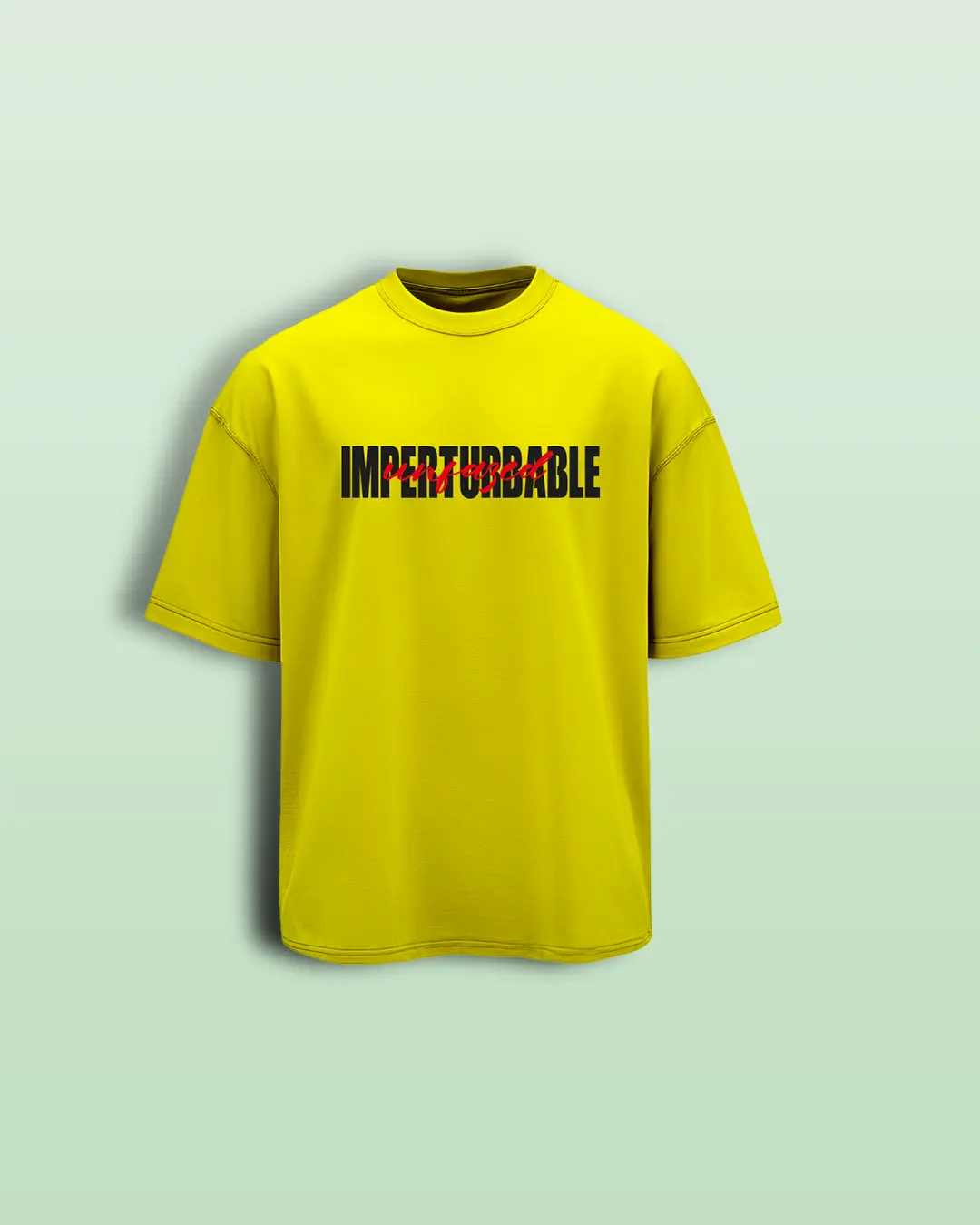 Polera Oversize "Imperturbable" | Estilo, Fuerza y Calma Absoluta