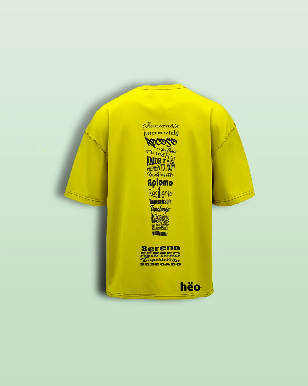 Polera Oversize "Imperturbable" | Estilo, Fuerza y Calma Absoluta